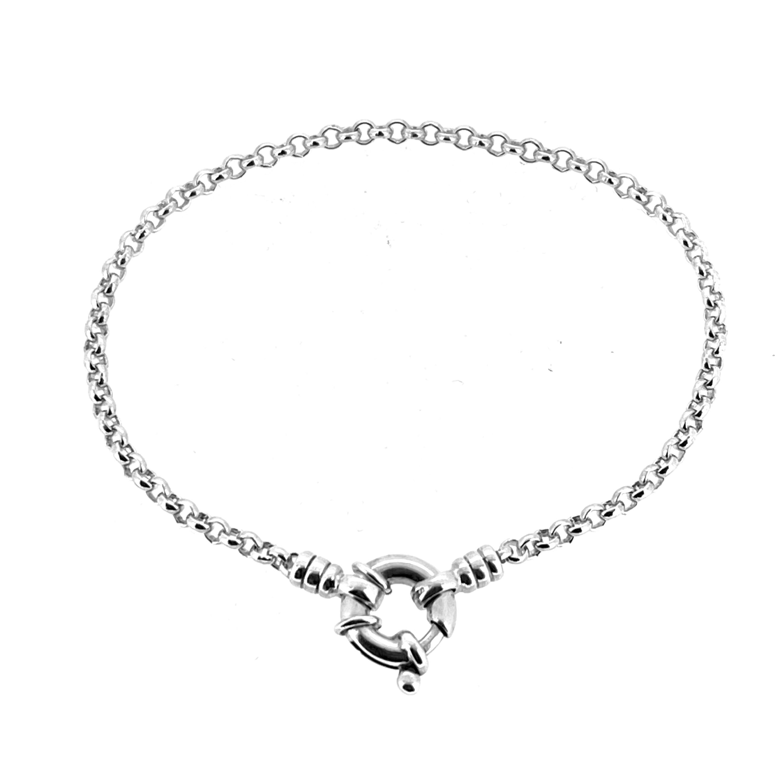 Vintage Links of London Silver Bracelet – Round Link with Jumbo Clasp ...